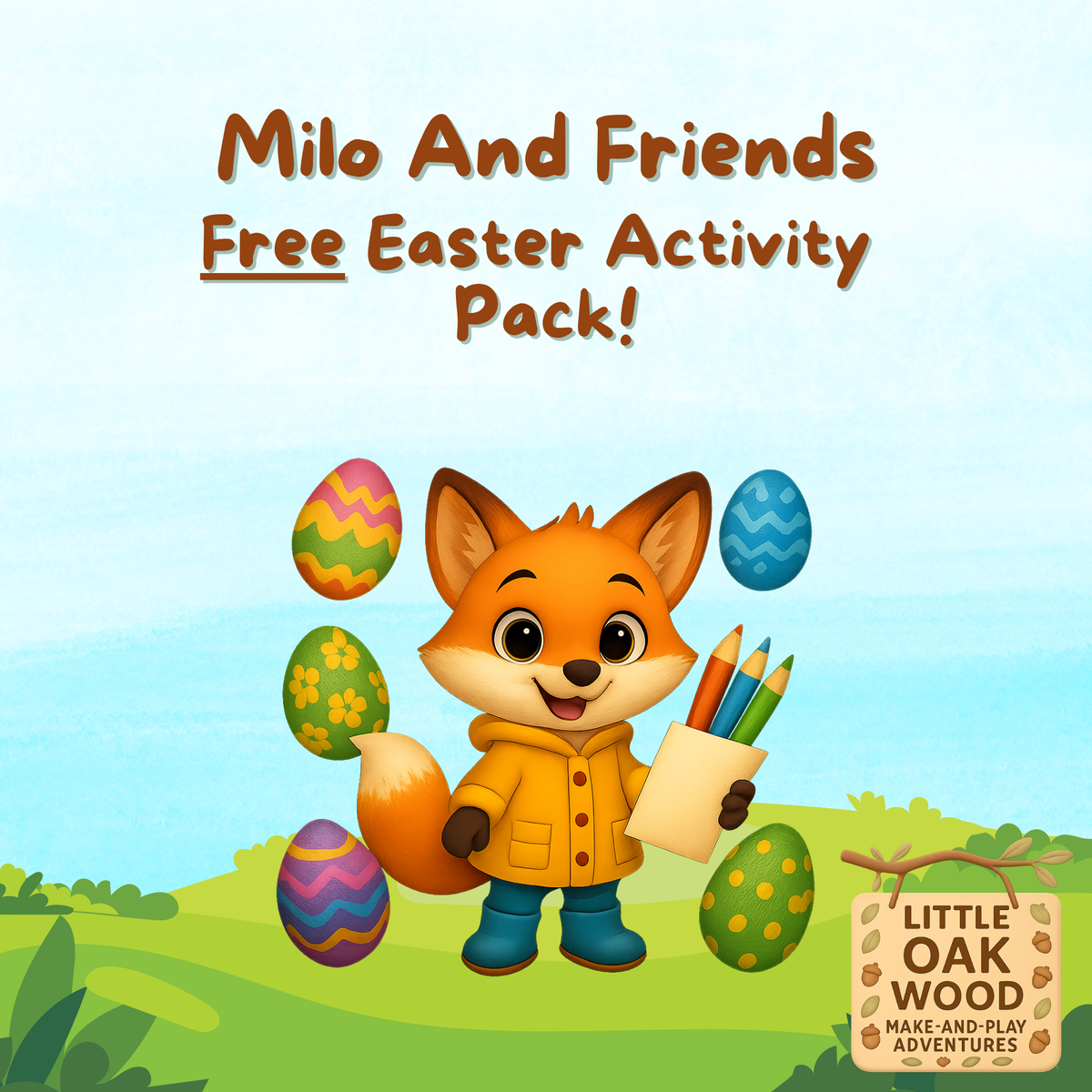 FREE Easter Activity Pack – Little Oak Wood Books